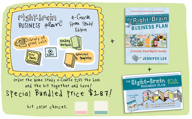 The Right-Brain Business Plan® Home Study e-Course for the Creative ...